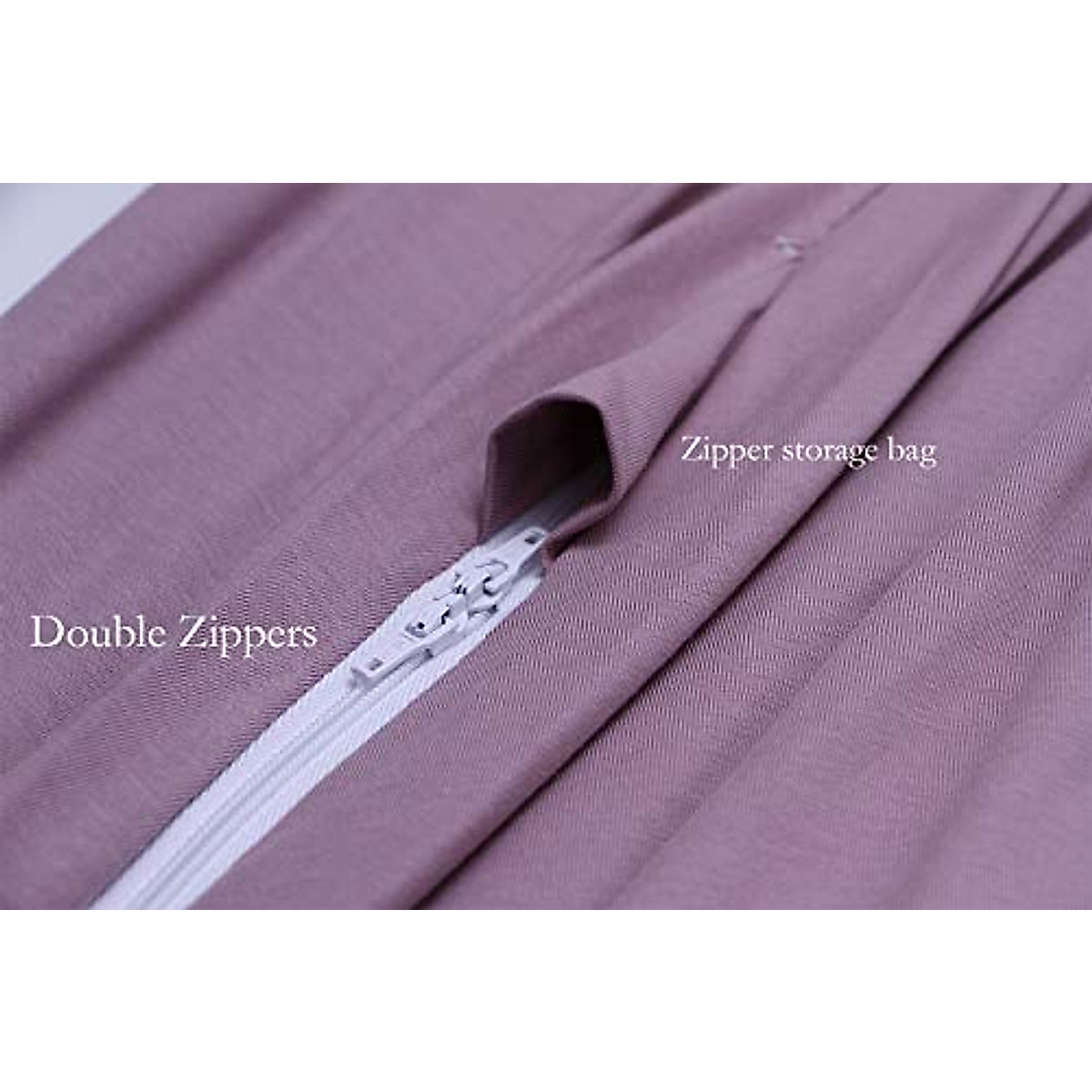 INSEN Pregnancy Body Cover,C Shaped Full Body Pillowcase (Purple Jersey)