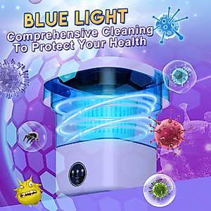 Portable Washing Machine, 11L Upgraded Capacity and Foldable Washer with 3 Modes Mini Washing Machine Deep Cleaning of Underwear, Small & Baby Clothes, Suitable for RV, Apartments, Dorm, Hotels