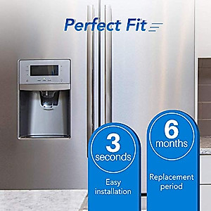 ICEPURE 4396508 Refrigerator Water Filter Replacement for EveryDrop Filter 5, EDR5RXD1, Whirlpool 4392857, NL300, 4396510, 4396509, 4396547, LC400V, 4396510p, WF-NLC240V,PNL240V, 2PACK