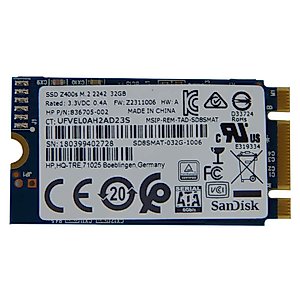 HP 32GB Z400s M.2 2242 SSD mSATA Drive 836705-002 SanDisk Z400s SSD