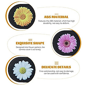 Gatuida 3pcs Camera Privacy Cover Camera Protector Cover Webcam Privacy Lens Protectors Camera Cover Laptop Cubicle Accessories Phone Camera Protector Safety Mask Anti Peeping Abs Slider