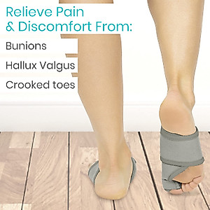 Bunion Brace Big Toe Corrector Straightener With SplintHallux Valgus Pad Joint Pain Relief, Alignt TreattOrthopedic Sleeve Foot Wrap Support