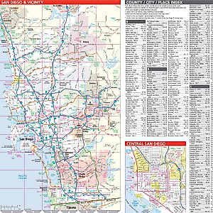 Rand McNally Easy to Read: California State Map
