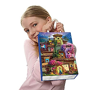 16 Packs of Magic House Paper Bag Theme Party Gift Bag Birthday Gift Bag Snack Candy Bag Childrens Party Supplies