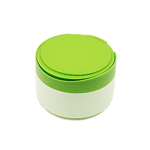 happyupticy 1PCS Empty Baby Body Powder Case with Powder Puff