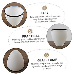 Levemolo Quality Material Glass Lamp Light Eye Protection Decorative for Ceiling Lamp Shade