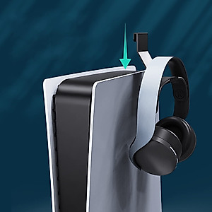 balikha Headphone Holder Game Controller Stand Mount Hanging Hooks for PS5 Host