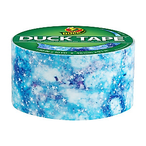 Duck Tape Brand 242736 Duck Printed Duct Tape, 6 Rolls, Starry Galaxy