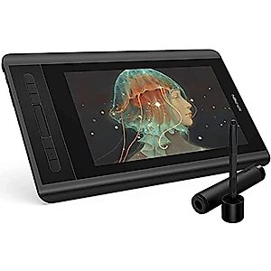 XP-PEN Artist12 11.6 Inch FHD Drawing Monitor Pen Display Graphic Monitor with PN06 Battery-Free Multi-Function Pen Holder and Glove 8192 Pressure Sensitivity