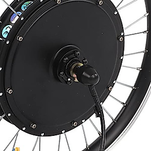 Vbestlife Front Wheel Electric Bicycle Conversion Motor Kit, 20 Inch 48V 1500W Electric Bike Front Drive Motor Wheel Kit with 35A Controller LC‑S866 Meter Shifter Assist Sensor