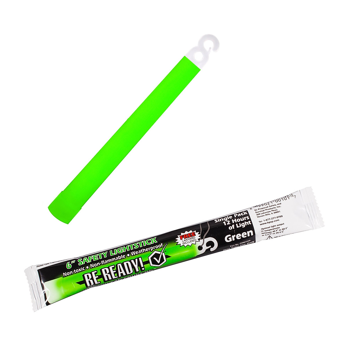 Be Ready - Green 6" Industrial 12 hour Premium Emergency Safety Chemical Light Glow Sticks (36)