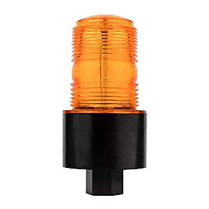 TOMAR 490S-120-A Microstrobe 1/2"-14 NPT Female Pipe Mount Base, 120VAC (Amber, 1/2" Female Pipe Mount (120 VAC))