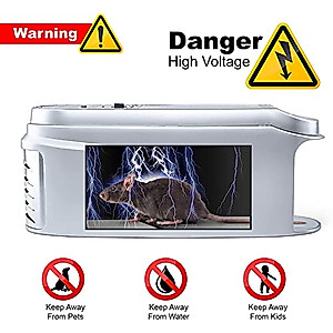 Teal Elite Rat Zapper - Electric Rodent Killer - Effective & Humane Mouse Trap Killer for Rats & Mice - Safe & Clean