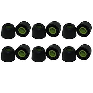 Medium - 6 Pairs Earphones Plus Brand Memory Foam Replacement Earbud Tips for 1More Triple Driver e1001 Earphones, Ear Tips, Earphone Cushions