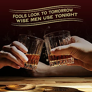 Old Fashioned Cocktail Smoker Kit - Whiskey Smoker Kit with Lid, With Hickory & Oak Wood Chips - Whiskey Smoker Infuser Kit Drink Smoker Mixologist Tool for Home Bar - Bourbon Smoker Old Fashion Kit