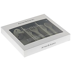 Amari&Aaren | Children Utensil Drawer Organizer Set | 6 Pcs | 100% Food Grade Silicone (SAGE)