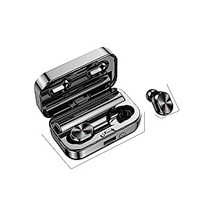 CARRYKING 3500 mAh Portable Charger Wireless Earbuds Flashlight, Amazing Bluetooth Headphones That Charge Phone, Digital Power Display in Ear Sports Waterproof Noise Cancellation Earbuds