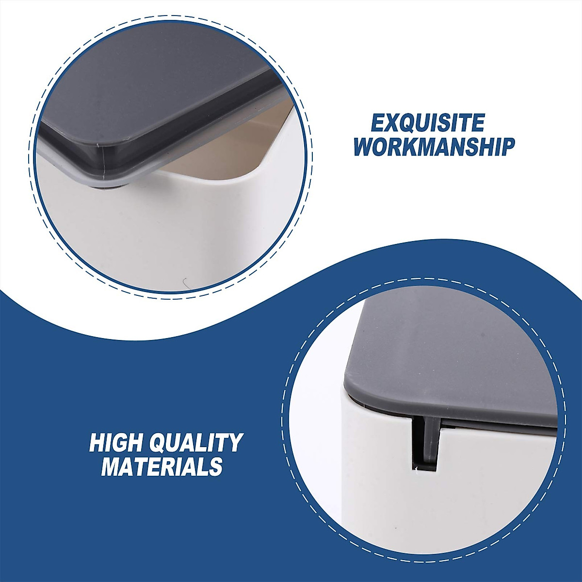 1pc Storage Box Plastic Tissue Case Dispenser Holder with Lid Dispenser Holder