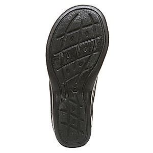 BZees Womens Sundance Slide Sandal Black 8 M
