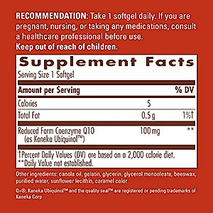 Nature’s Way ActivLife Q10 Ubiquinol 100 mg, 60 softgels