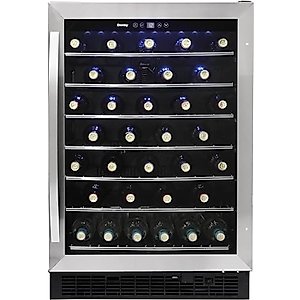 Danby DWC057A1BSS Built In Beverage Center, Single Zone Under Counter Wine Chiller In Stainless Steel - For Kitchen, Home Bar