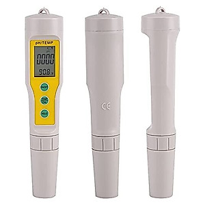 YUESFZ Precise Digital PH Meter, LCD High Accuracy PH Meter Pool Water Aquarium Quality Wine Tester Pen Analyzer Practical Water Quality Detector