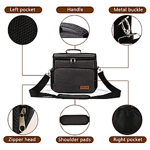 Insulated Lunch Box for Men and Women - Reusable Lunch Bag for Adults, Perfect for Work or School - Small and Portable Design,Camo