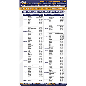 EcoNour Car Windshield Sun Shade | Reflective Sunshade for Ultimate Protection | Overlapping Design | 240T Polyester | Fits Small Sedans, Mini SUVs, Hatchbacks | Medium (64x32 inches)