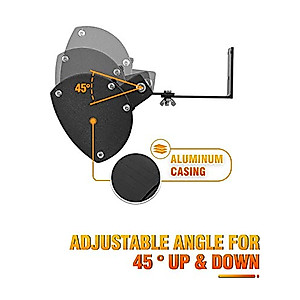 Electric Patio Heater, 1500W Outdoor Heater with 3 Power Settings, Infrared Heater with Remote Control, Overheat Protection, Wall Mounted Space Heater, In/Outdoor