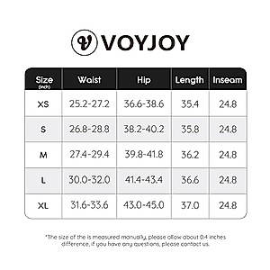 VOYJOY V-Back Scrunch Butt Leggings Workout Gym Lifting Leggings Gym Leggings Booty Tights Deep Black