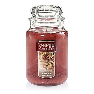 Yankee Candle Large Jar Candle, Autumn Wreath™ & Large Jar Candle Vanilla Cupcake