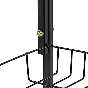 ZENY 59.3 Inch Bird Cage, Rolling Wrought Iron Parrot Cage with Side-Out Tray, Storage Shelf, Pet Bird House for Parrot Cockatiel Cockatoo Parakeet Macaw Finches