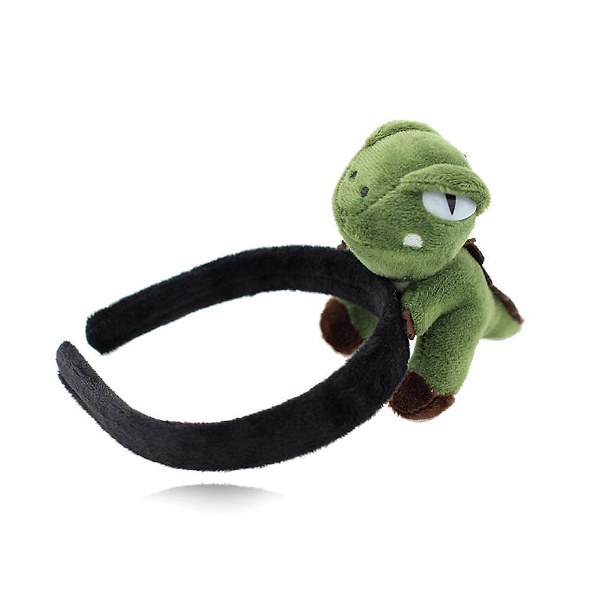 GEOOT Cute Head Hoop 3D Cartoon Dinosaur Headband Plush Toy Party Accessory