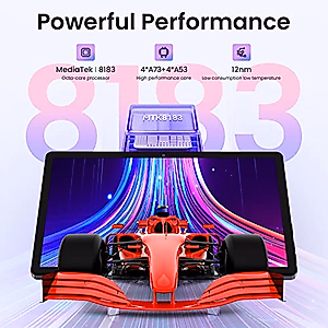 Latest Android 12 Tablet with 8GB RAM 256 ROM 1TB Expand,10.1 Inch Gaming Tablets,2.0GHz Octa-Core Tablet,1920 * 1200 FHD IPS Display,13MP+5MP Dual Camera,2.4/5G Dual Band WiFi+Bluetooth 5.0(Gray)