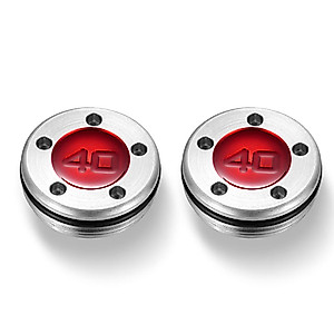 ROYMADE Golf Weights for Scotty Cameron Putter 5g/10g/15g/20g/25g/30g/35g/40g/45g 1 Pair (2pcs) Red Golf Club Head Weights for Scotty Cameron Putters Golf Accessories 40g