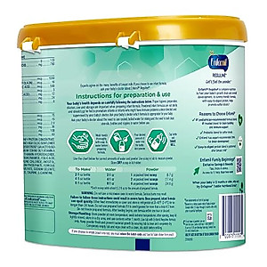 Enfamil Reguline Baby Formula, Milk-Based Infant Nutrition, Dual Prebiotics for Soft, Comfortable Stools within 1 Week of Use, Omega-3 DHA for Immune Support, Reusable Powder Tub, 19.5 Oz​