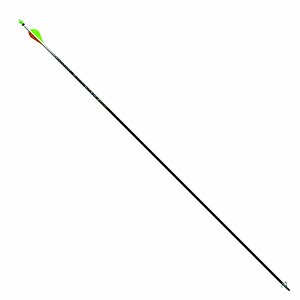 Easton 619389 Pack of 6 Axis Arrow with 2-Inch Vane, Black