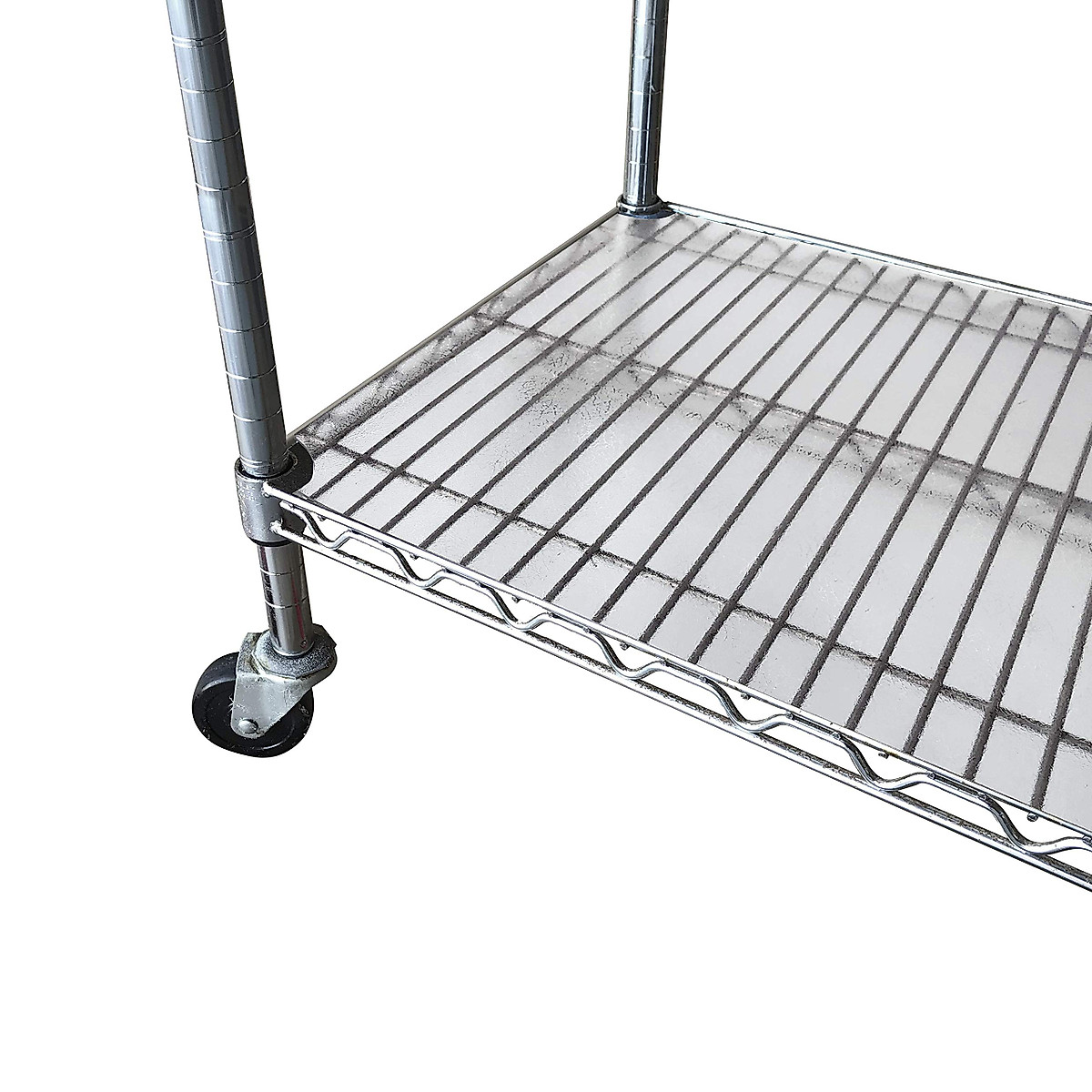 Resilia Shelf Liner Set for Wire Shelving Units – 5 Pack, 16 Inches x 36 Inches, Clear Vinyl, Anti-Slip, Heavy Duty, Made in The USA, for Kitchen, Bathroom, Garage Storage