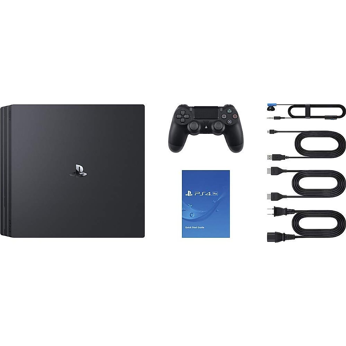 Playstation 4 Pro 2TB SSD Console with Dualshock 4 Wireless Controller Bundle, 4K HDR, Playstation Pro Enhanced with Fast Solid State Drive (Renewed)