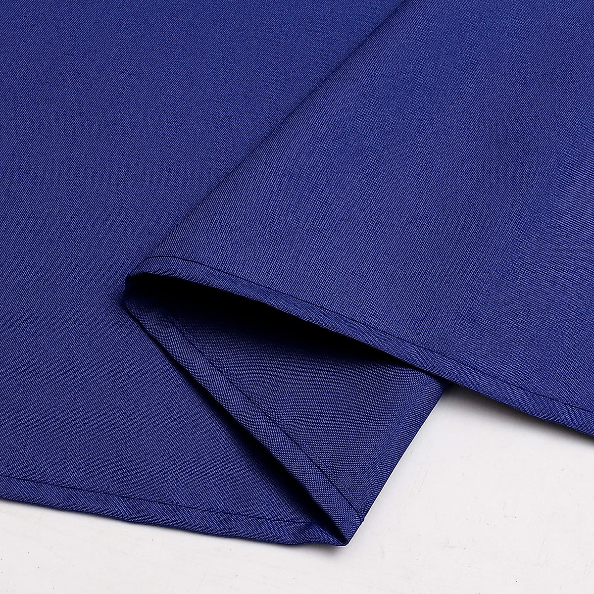 Wewoch Royal Blue Rectangle Tablecloth Wrinkle Resistant Washable Fabric Table Cloth for Dining,Kitchen, Parties Weddings and Outdoor Use 60 Inch by 84 Inch