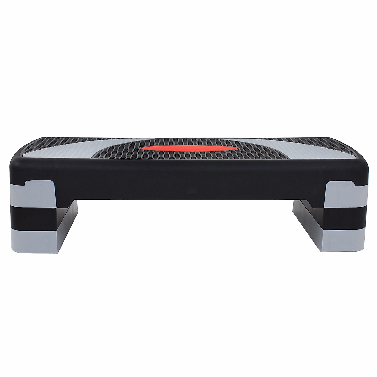 Smartxchoices 30'' Aerobics Stepper Workout Step Platform with 4" - 6" - 8" Adjustable Risers, Fitness Exercise Workout Trainer,Non-slip Step Platform for Cardio, Core, Strength Training,Home Gym