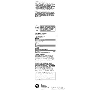 GE FXULC Drinking Water System Replacement Filter White, 9.00 x 2.00 x 2.00 inches