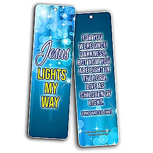 Shine for Jesus Bookmarks (60-Pack) - Perfect Gift Away for Sunday Schools