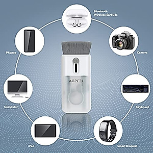 Electronics Cleaner Kit, AGPTEK 6-in-1 Keyboard Cleaning Kit, Multifunctional Electronic Cleaner Tool for Earbuds/Phone/Laptop/PC Monitor/Camera/Watch