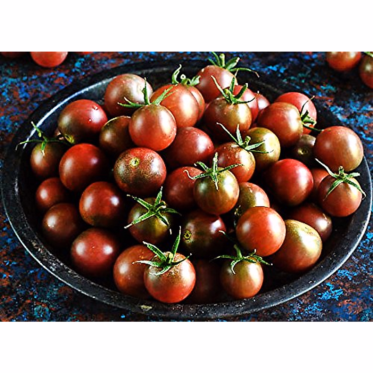 30+ Black Cherry Tomato Seeds, Heirloom Non-GMO, Low Acid, Indeterminate, Open-Pollinated, Sweet, Productive, from USA