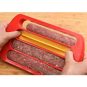 Mobi-The New Cool Way to Eat a Hamburger- Hot Dog Shaped Burger Mold