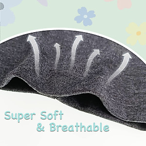 Tisoloow Baby Hats with Scratch Mittens Set Unisex Newborn Hospital Hats for Baby Boys Girls Cute Infant Beanie Caps Cotton Soft Baby Hat Rose&Pink&White One Size