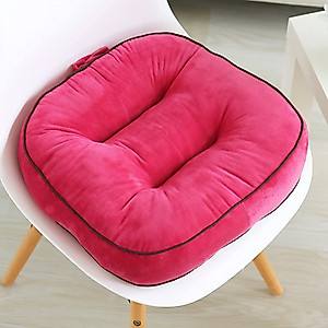 Katzowen Car seat pad Heightening Height Boost mat Portable Breathable mesh,Ideal for car Office,Home,Used All The Year-R 35x45x10cm