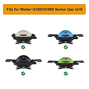 7582 Cooking Griddle for Weber Q100 Q1200 Q1400 Q120 Q1000 Gas Grills, 50060001 51060001 52020001,BBQ Accessories for Weber Baby Q, Cast Iron,1 Pack