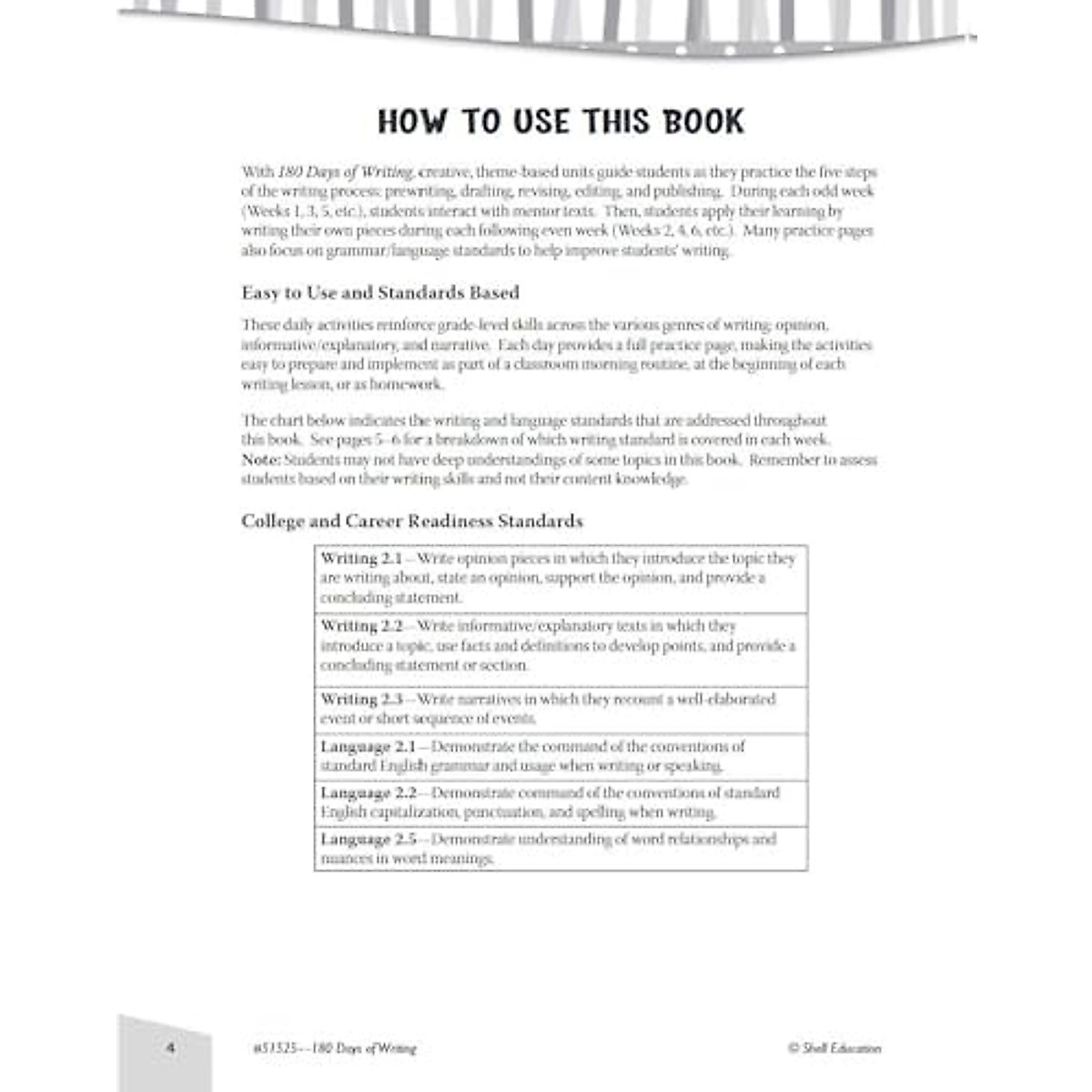 180 Days of Writing for Second Grade - An Easy-to-Use Second Grade Writing Workbook to Practice and Improve Writing Skills (180 Days of Practice)